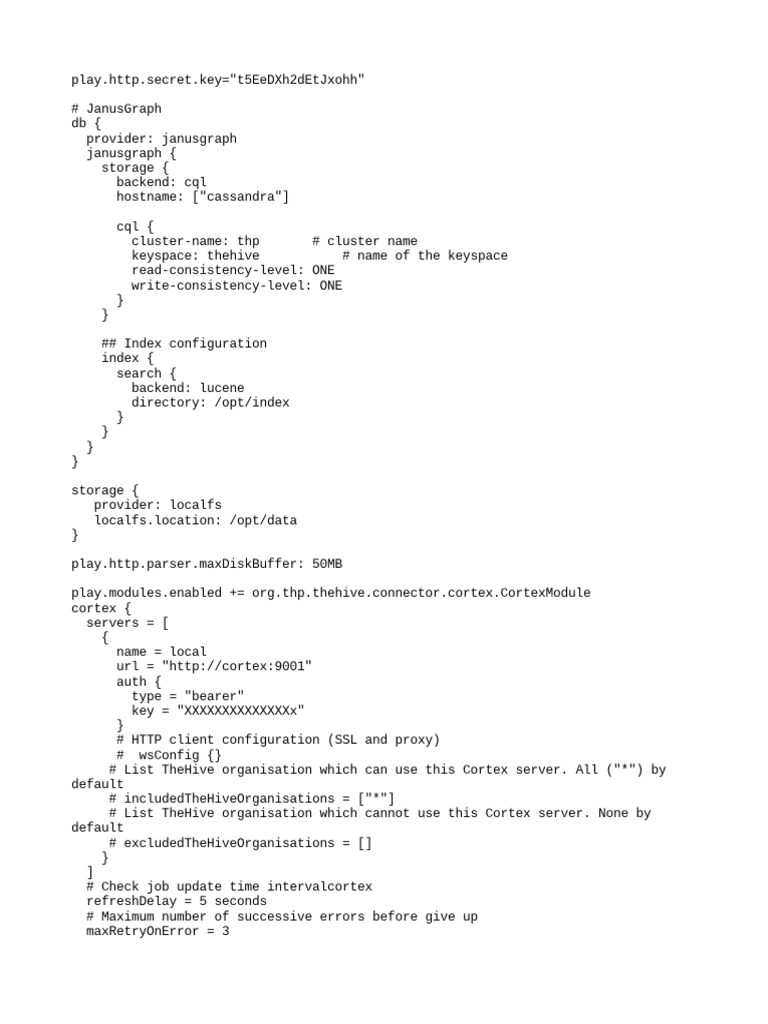 JanusGraph and Cortex Configuration Guide | PDF | Teaching Methods ...