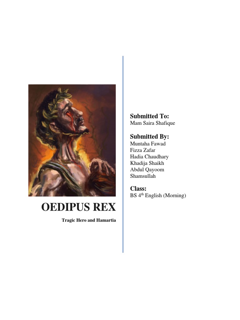 Oedipus Rex (Tragic Hero and Hamartia) | PDF | Tragedy | Sophocles