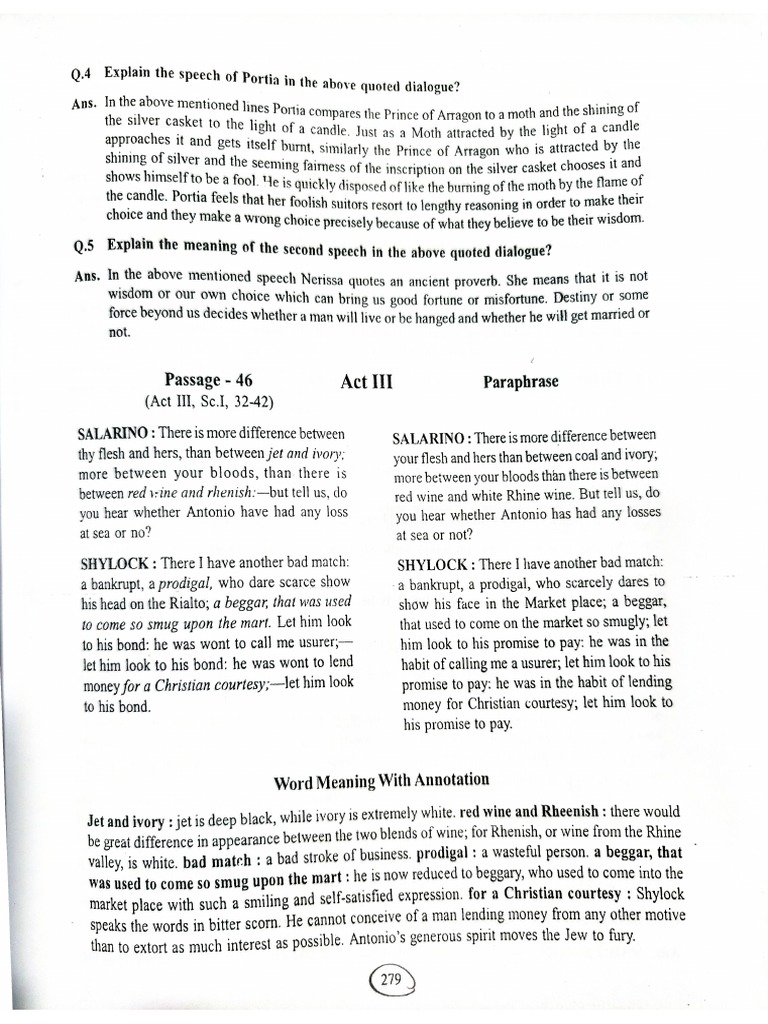 Mov Act 3, Scene 1 | PDF