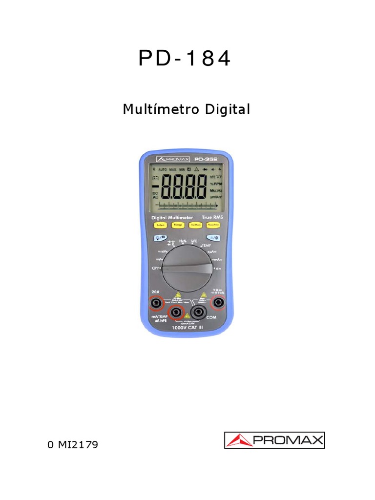 Multímetro Digital Owon B41T: Manual de Uso | PDF | Android (sistema operativo) | Bluetooth