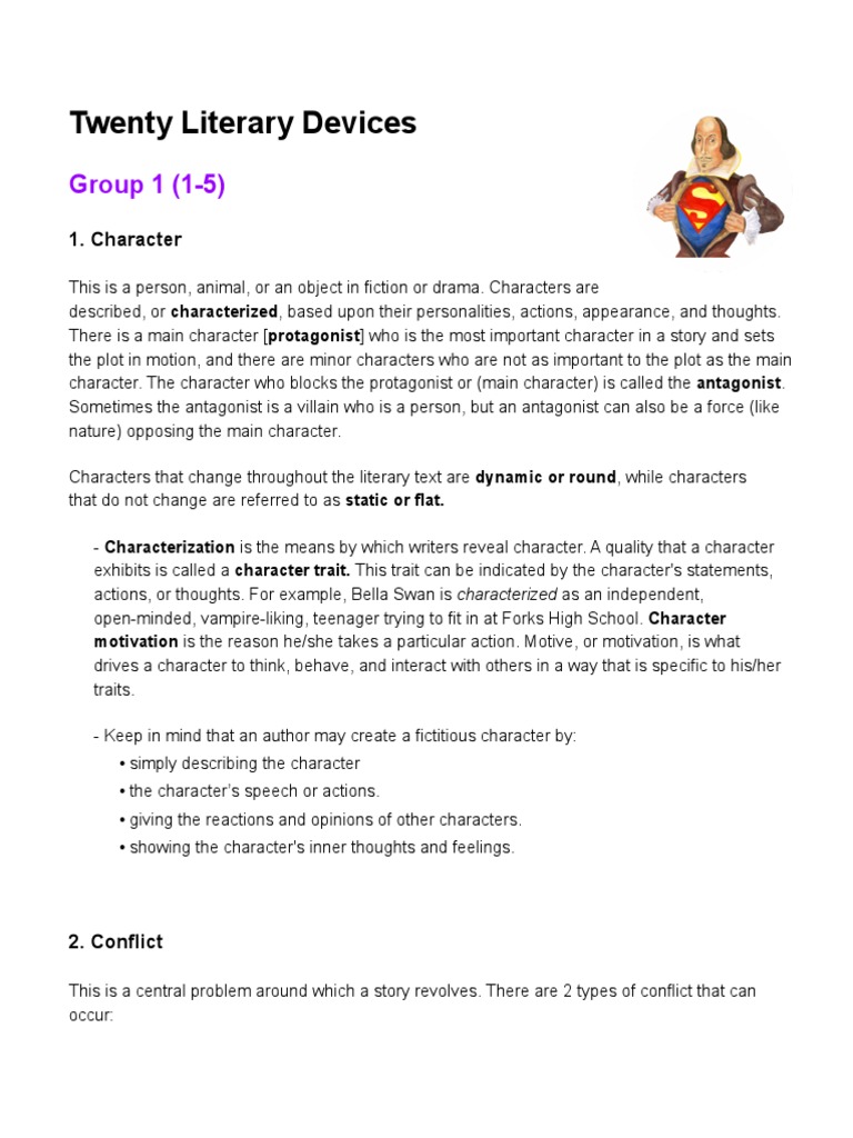 Essential Literary Devices Explained | PDF | Narration