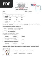 Quarter 1 - Grade 1 Language Summative Test | PDF | Foreign Language ...