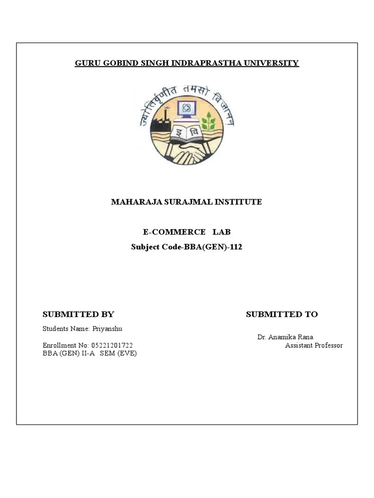 Priyanshu Sem 2 Labfile (1) MSI | PDF | Html Element | E Commerce