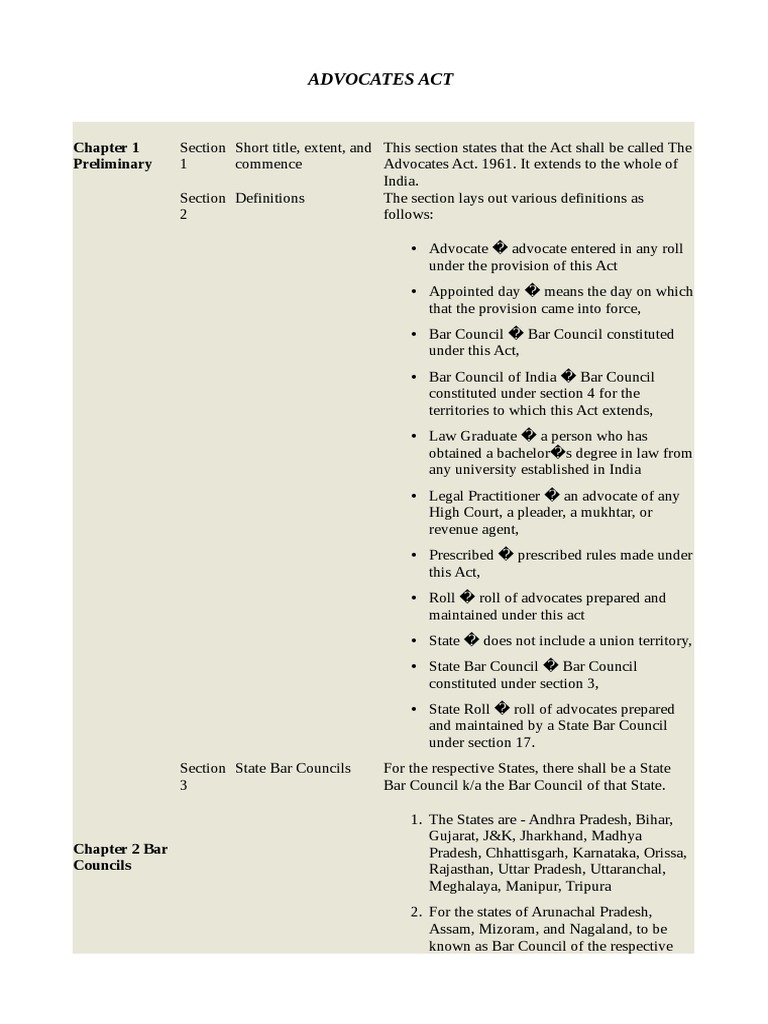 Adv Act | PDF | Advocate | Government