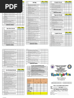 ECCD Checklist KINDERGARTEN | PDF