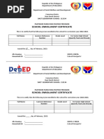 4PS DSWD Cert of Enrollment Form | PDF