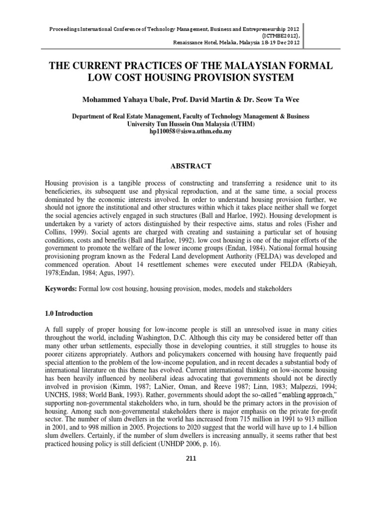 Ubale 2012 | PDF | Affordable Housing | Infrastructure