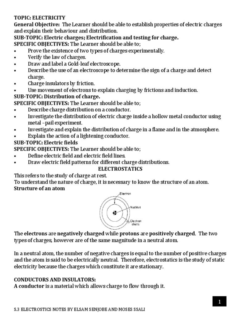 Electricity | PDF | Electric Charge | Electrostatics