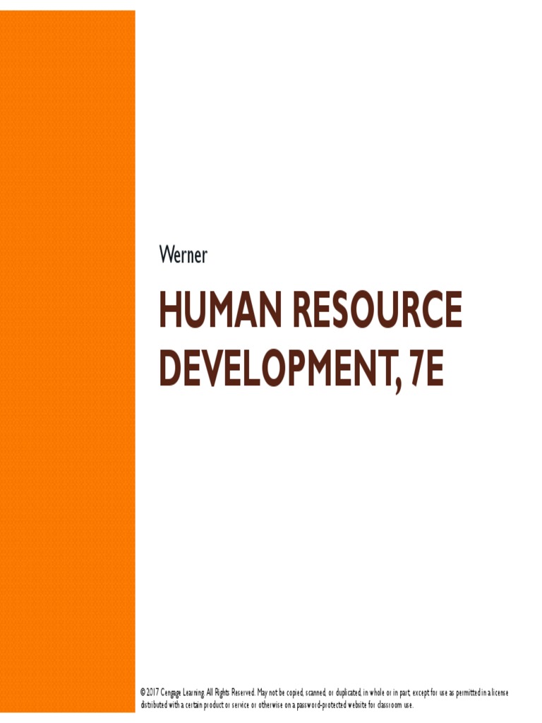 Chapter 7 Part 1 Evaluating HRD Program | PDF | Evaluation | Information