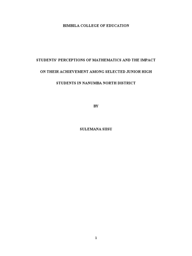 MATHEMATICS | PDF | Quantitative Research | Methodology