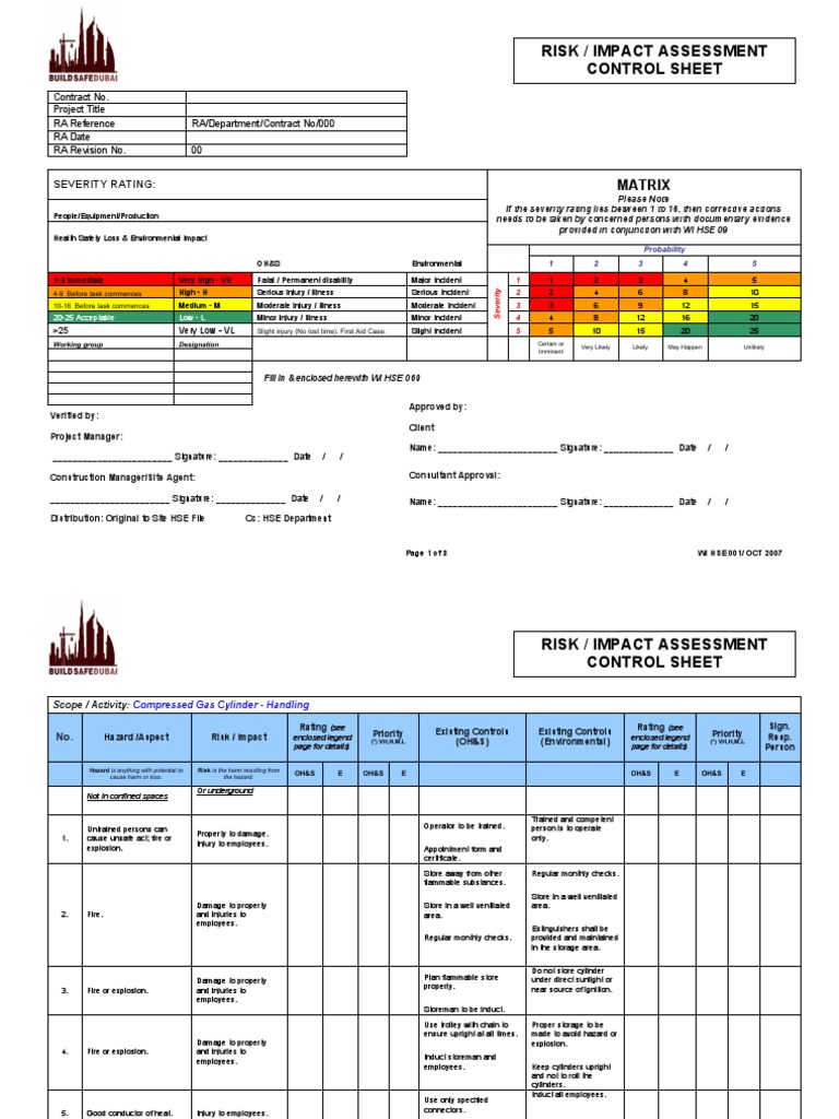 BSD_-_022_COMPRESSED_GAS_CYLINDER_-_HANDLING | PDF | Hazards | Risk