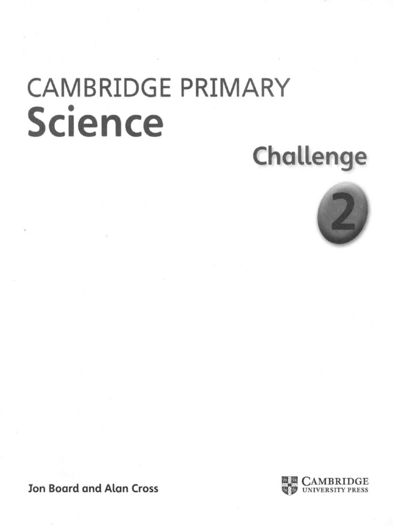 Cambridge Primary Science Challenge 2 | PDF
