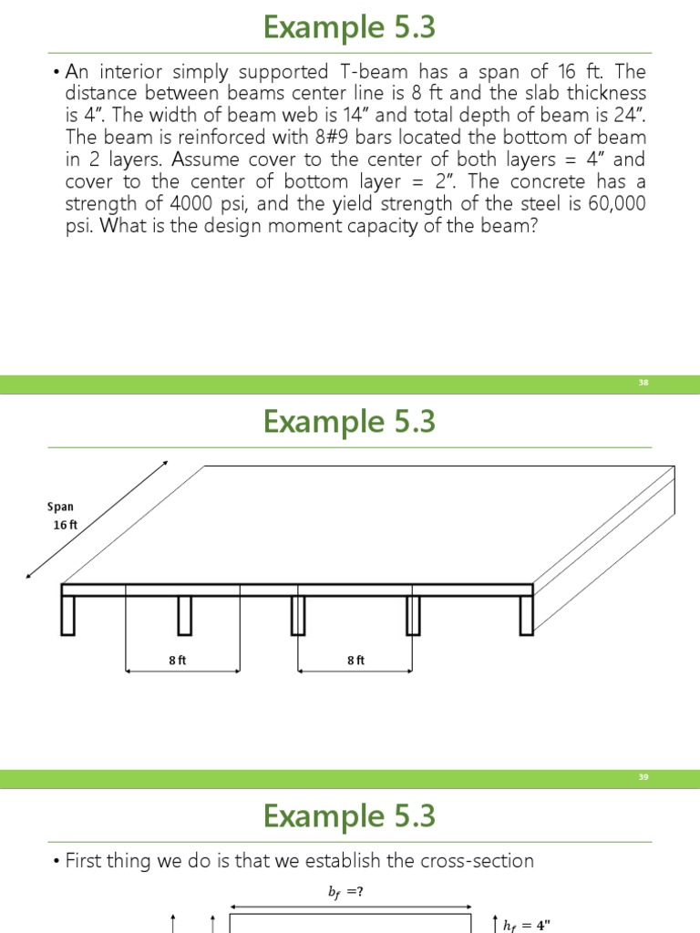 T-Beams Example 3 | PDF | Physical Sciences | Materials