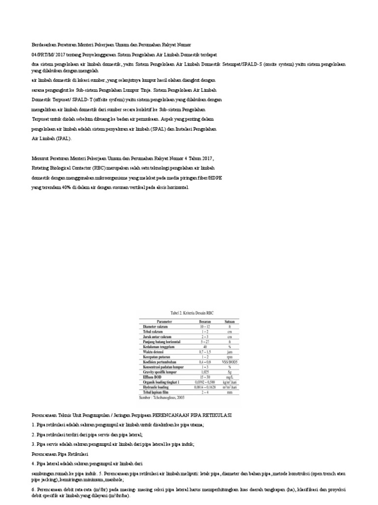 Spal Kriteria Desain Perpipaan | PDF