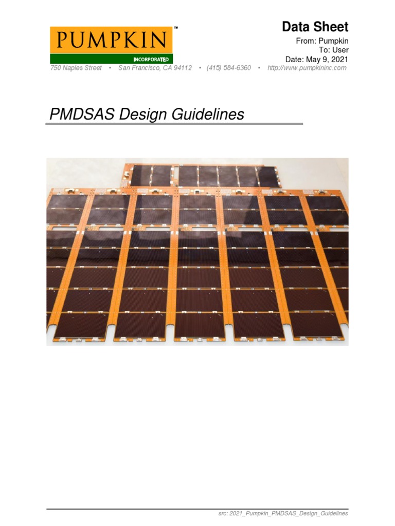 2021 Pumpkin PMDSAS Design Guidelines | PDF | Printed Circuit Board ...