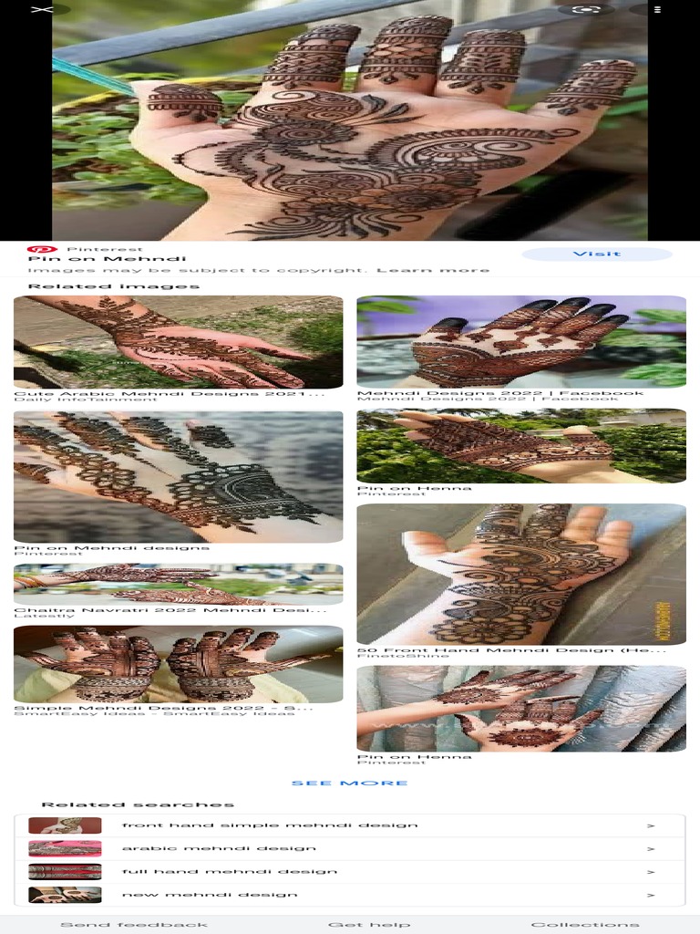 Simple Mehndi Design - Google Search | PDF