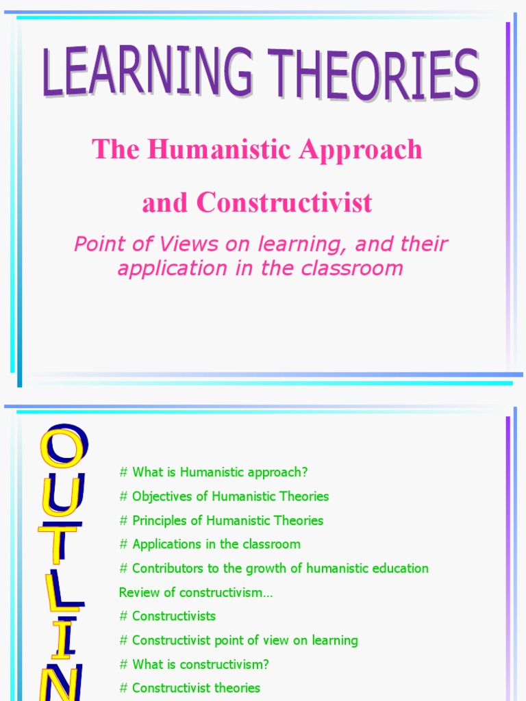 Humanistic Constructivist | PDF | Constructivism (Philosophy Of ...