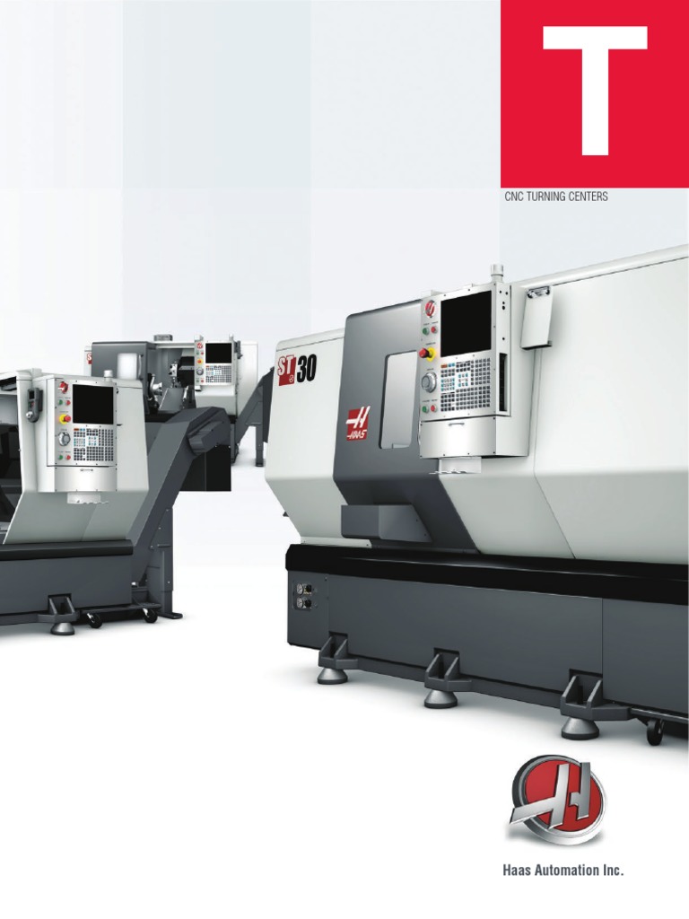 Haas CNC Turning Centers Guide | PDF | Numerical Control | Automation