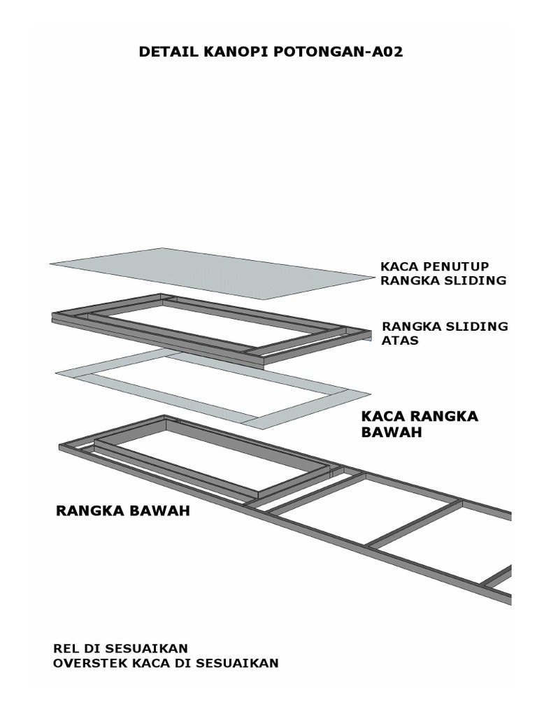 desain by layer kanopi sliding | PDF