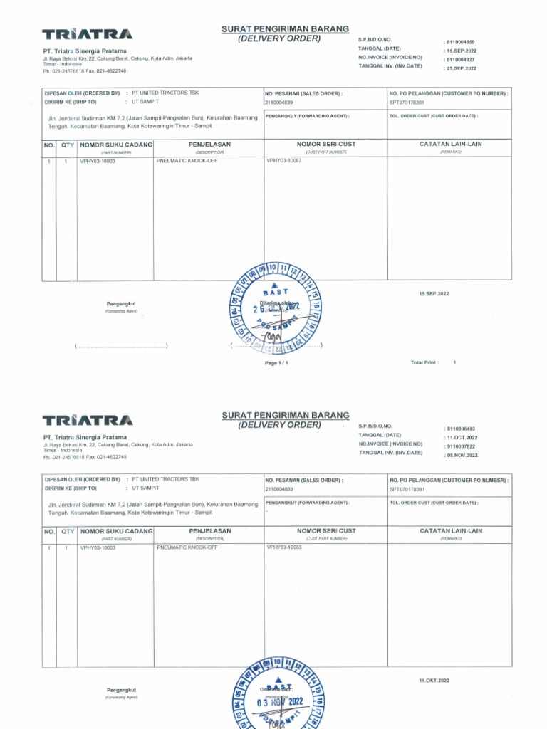 Scan SPB Triatra | PDF