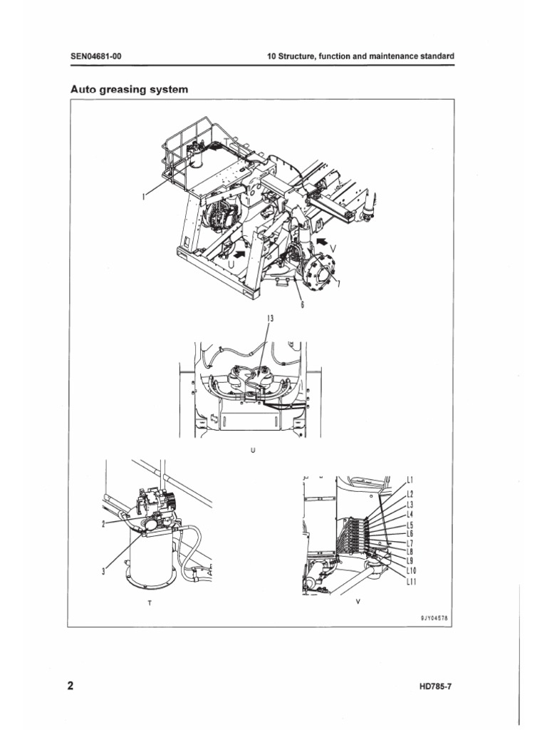 HD785-7 Grease System | PDF