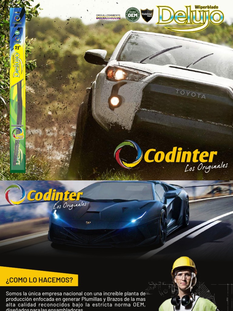 Plumillas Codinter: Calidad y Durabilidad | PDF | Tecnología