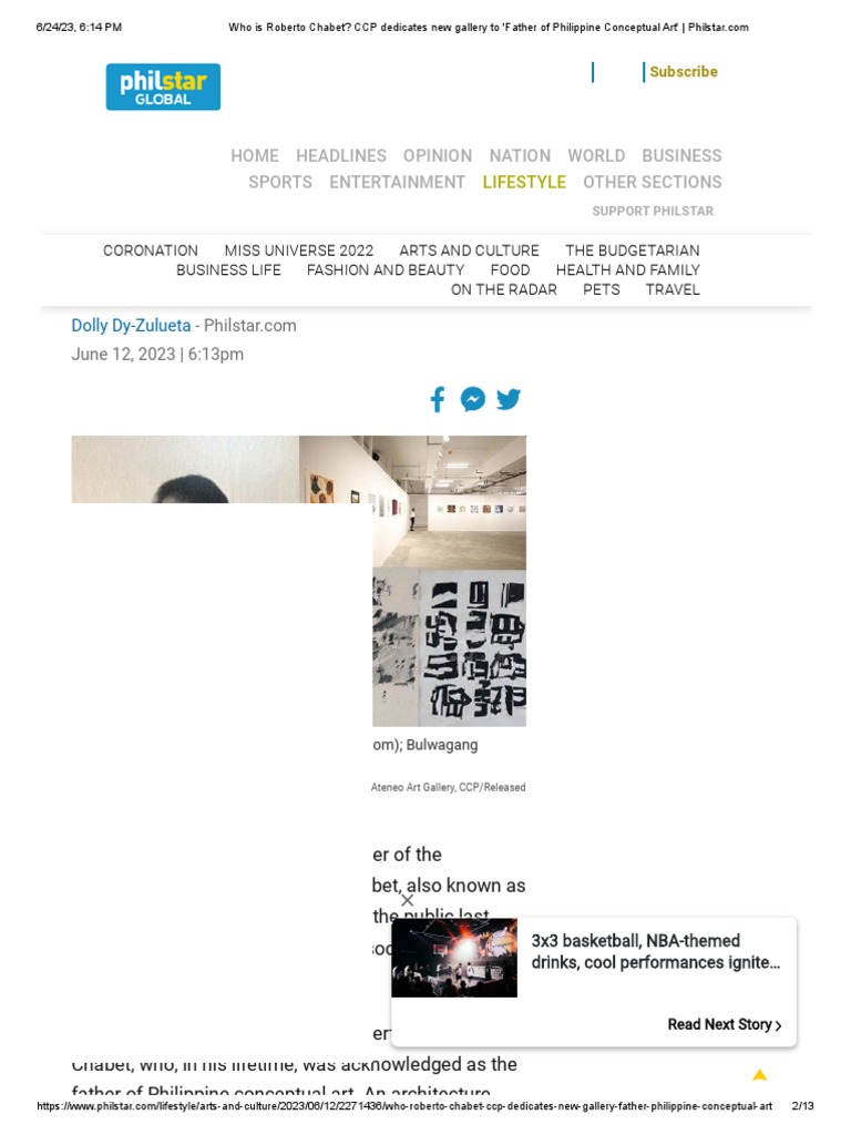 Who Is Roberto Chabet - CCP Dedicates New Gallery To 'Father of ...