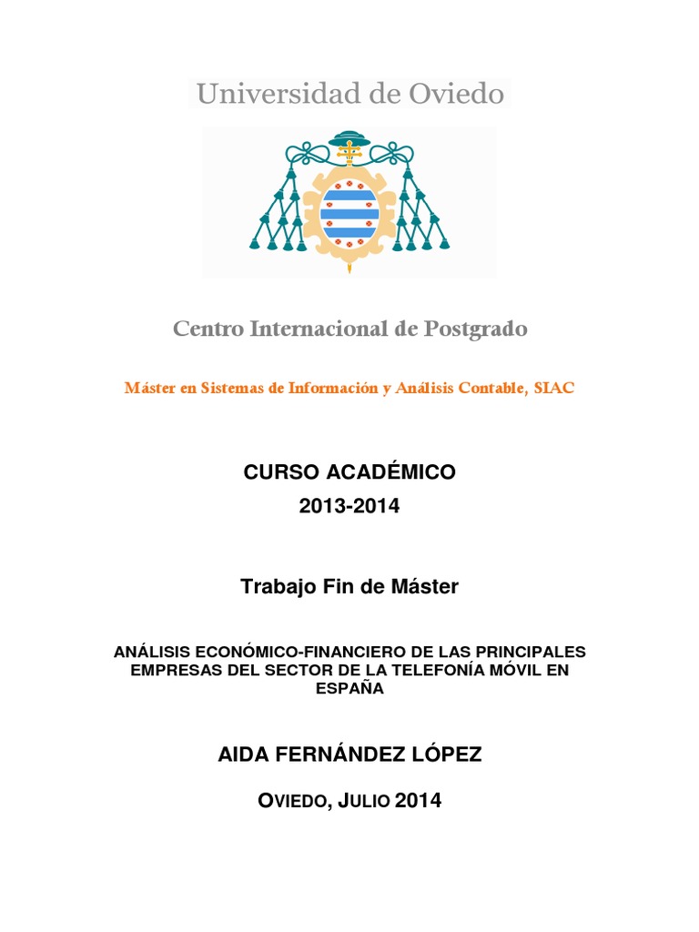 TFM - Fernandez Lopez, Aida - PDF Jsessionid | PDF | 3 G | Telefonía móvil