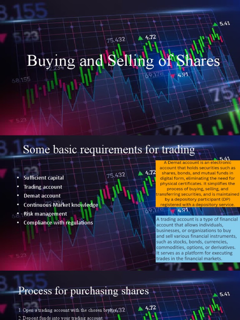 Buying and Selling of Shares | PDF