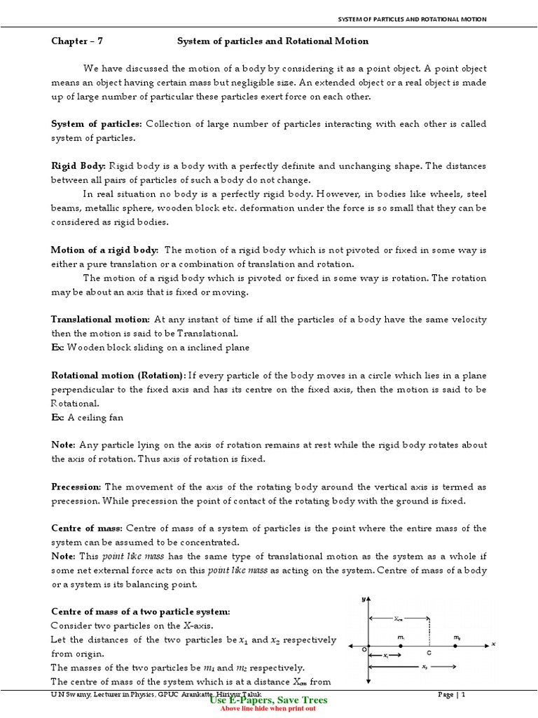 985919846244306163 1st Puc Physics Chapter7-System of Particles and ...