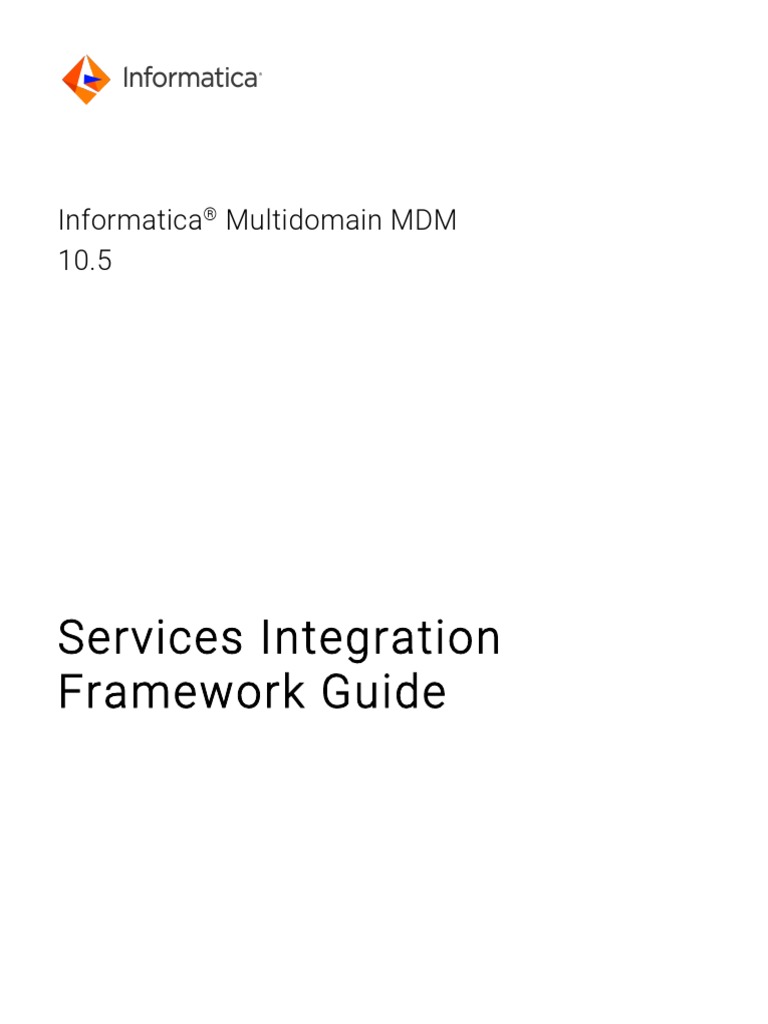 MDM 105 ServicesIntegrationFrameworkGuide en | PDF | Web Service | Soap