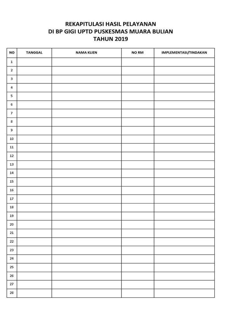Form Log Book Terbaru | PDF