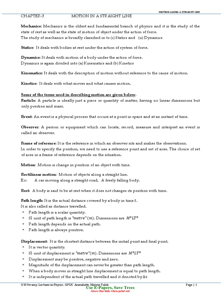120232306168648589_1st_puc_physics_chapter3-motion_in_a_straight_line ...