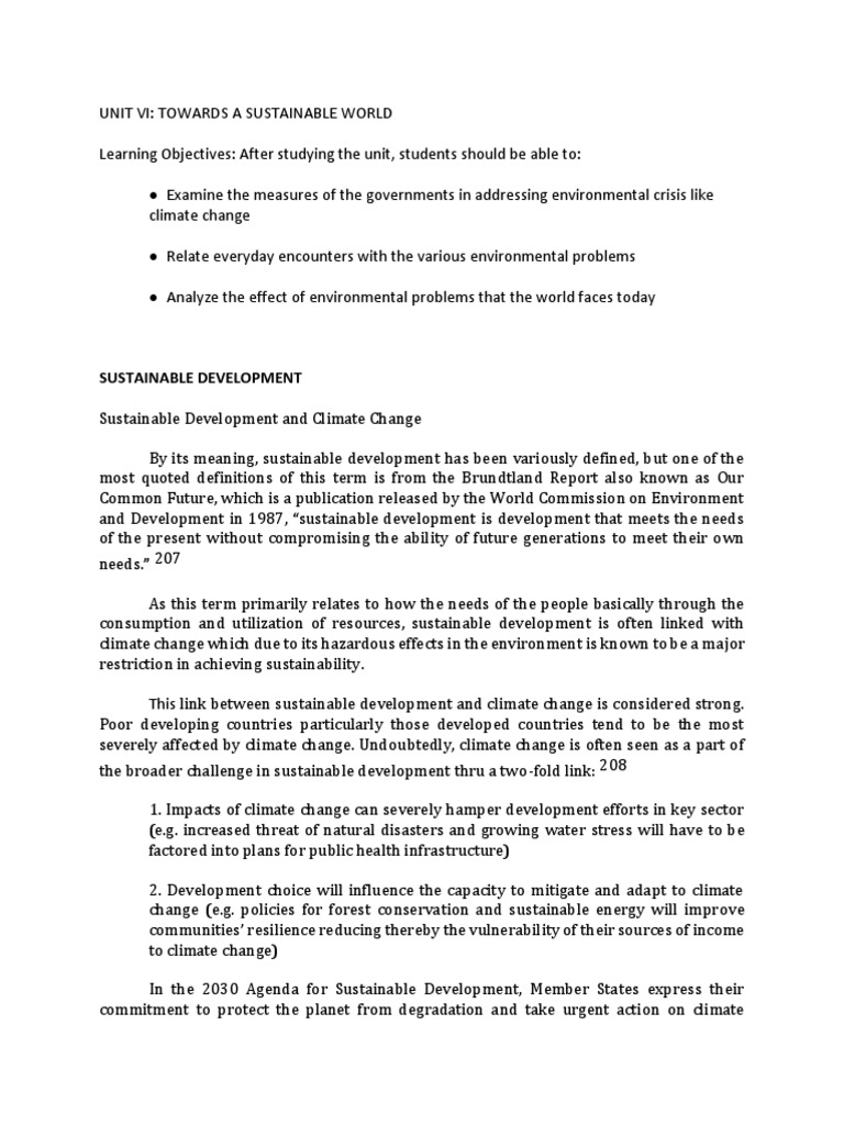 Sustainable Development | PDF | Sustainability | Sustainable Development