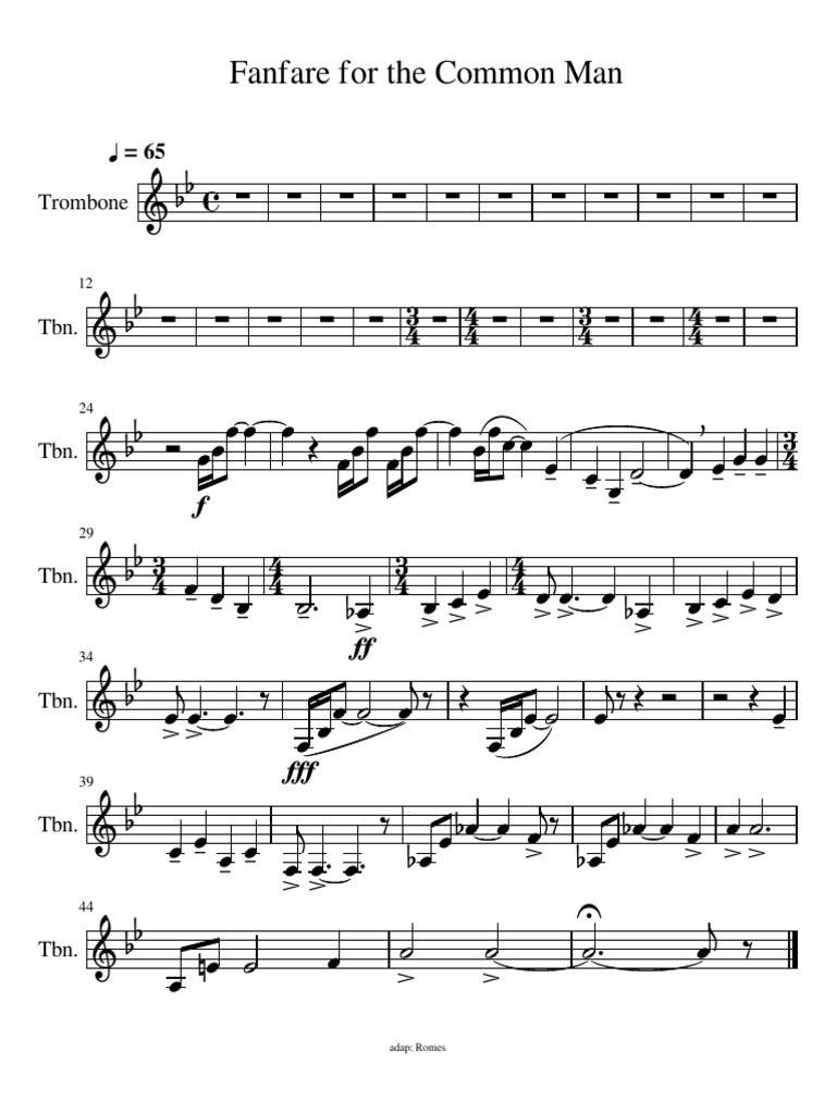 trombone-Partitura_e_Partes | PDF