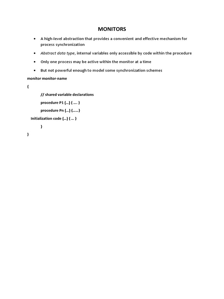 Process Synchronization Techniques | PDF | Software Engineering | Computing