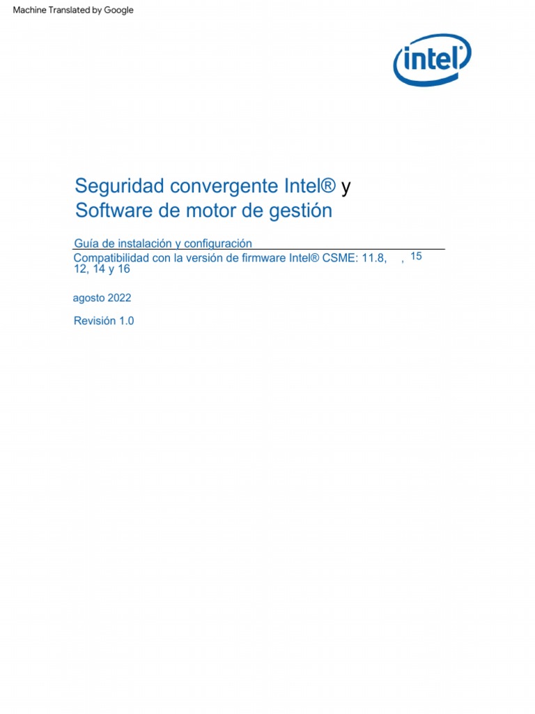 Sp-Intel Csme Sw Ig (1) | PDF | Microsoft Windows | Software