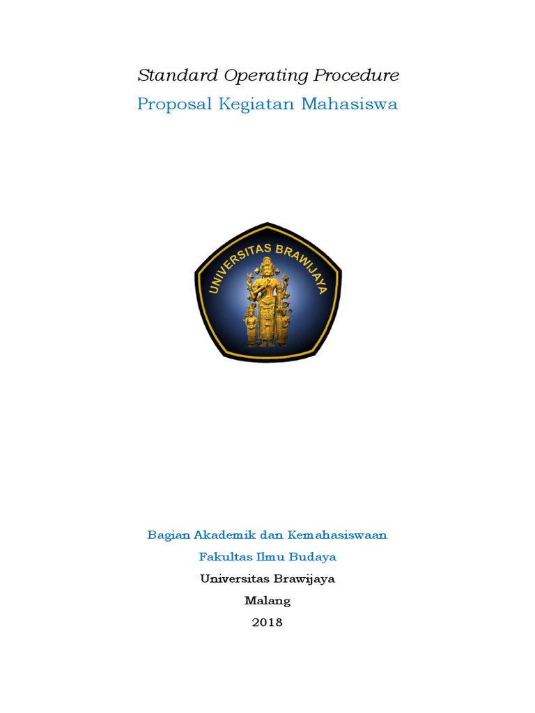 51-SOP Proposal Kegiatan Mahasiswa | PDF