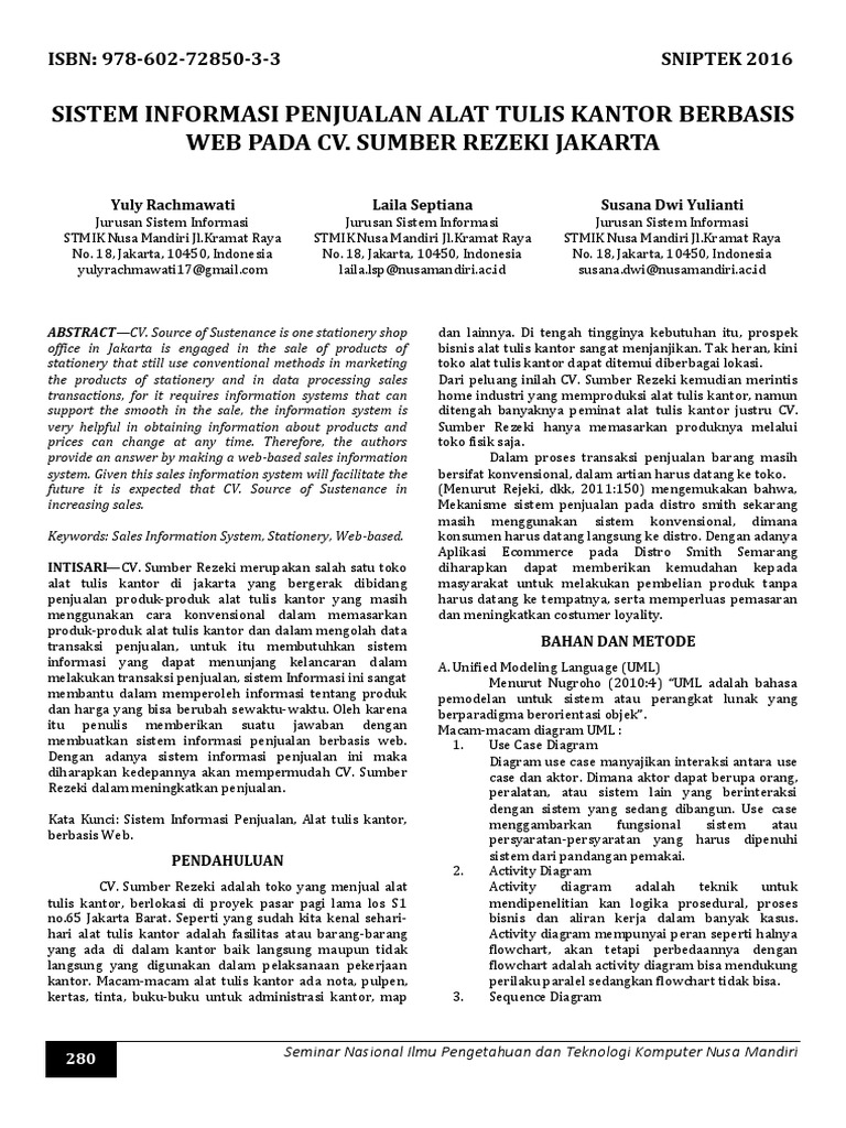 Adoc - Pub - Sistem Informasi Penjualan Alat Tulis Kantor Berba | PDF
