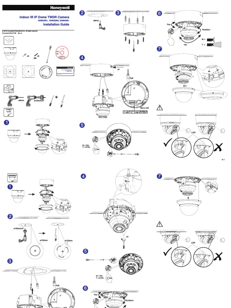 H3W2GR1 Camera Installation Guide | PDF | Electromagnetic Interference ...