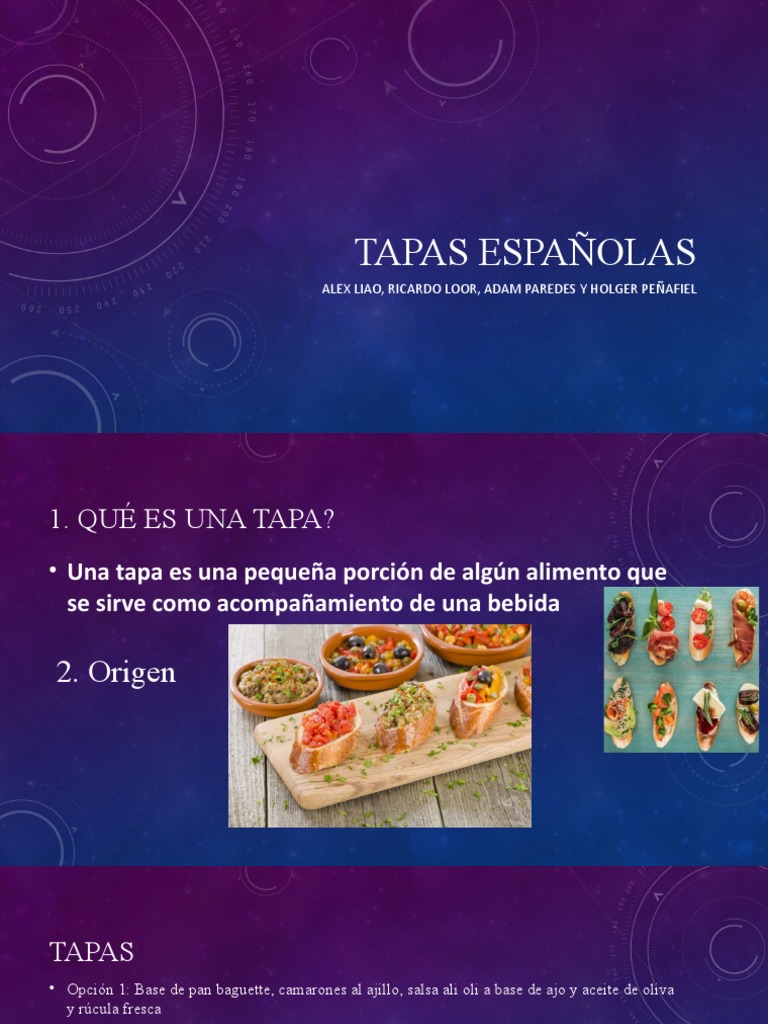 Tapas Españolas | PDF