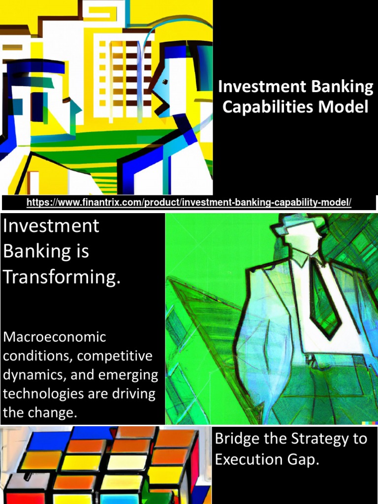Investment Banking Capability Model Pdf Investment Banking Banks