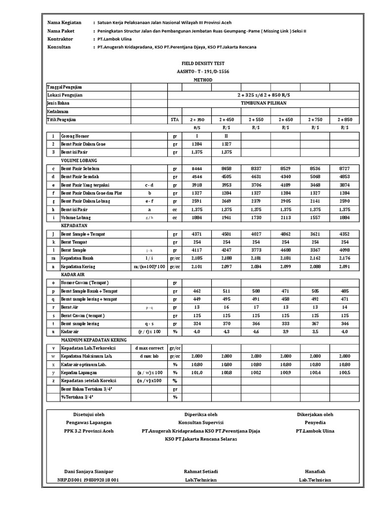 Timbunan Pilihan | PDF