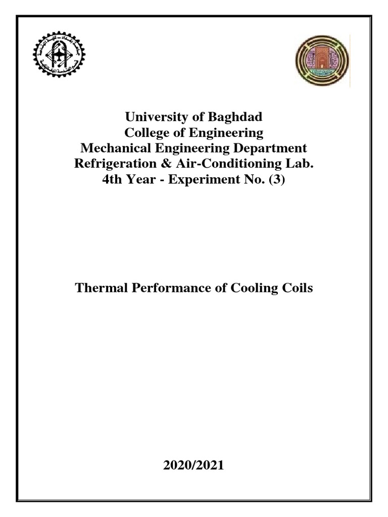 AC Lab Experiment No. 3 | Download Free PDF | Air Conditioning | Heat ...