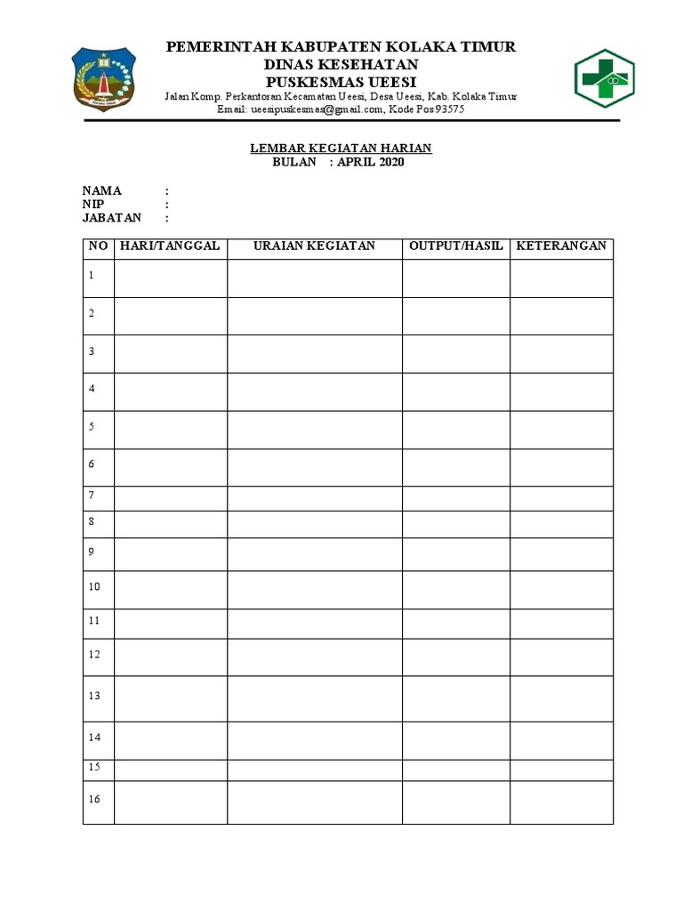 Format LKH UEESI | PDF