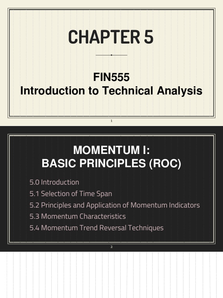Chapter 5 - Rate of Change | PDF | Market Trend