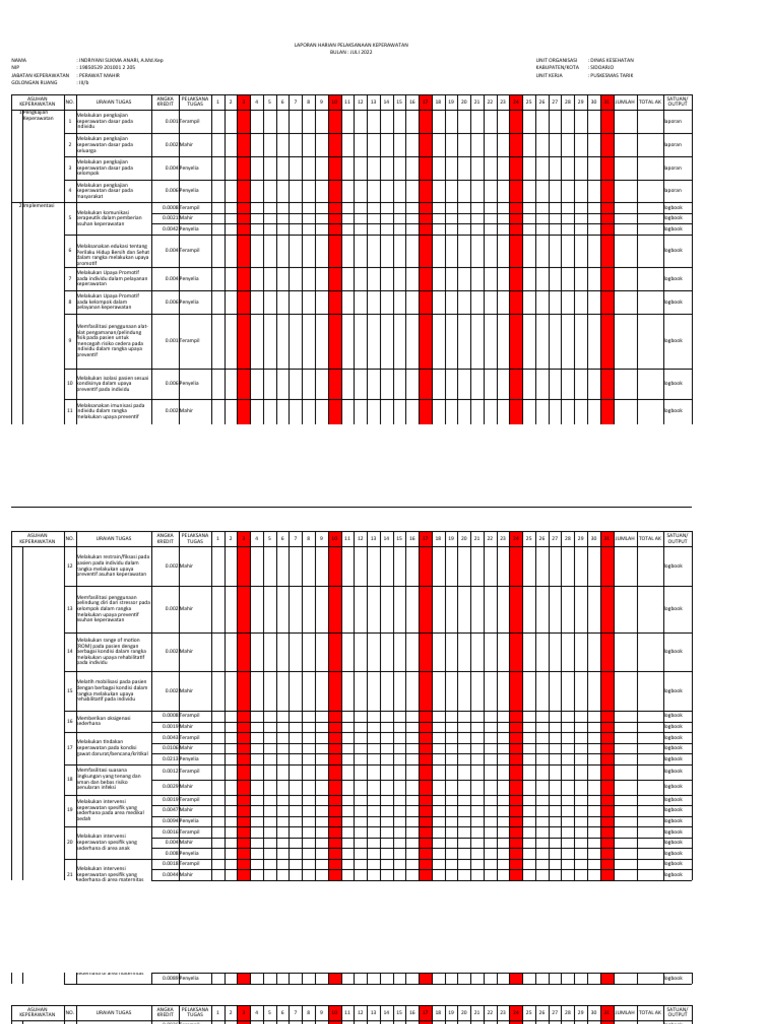 Form P1-Logbook UKOM | PDF