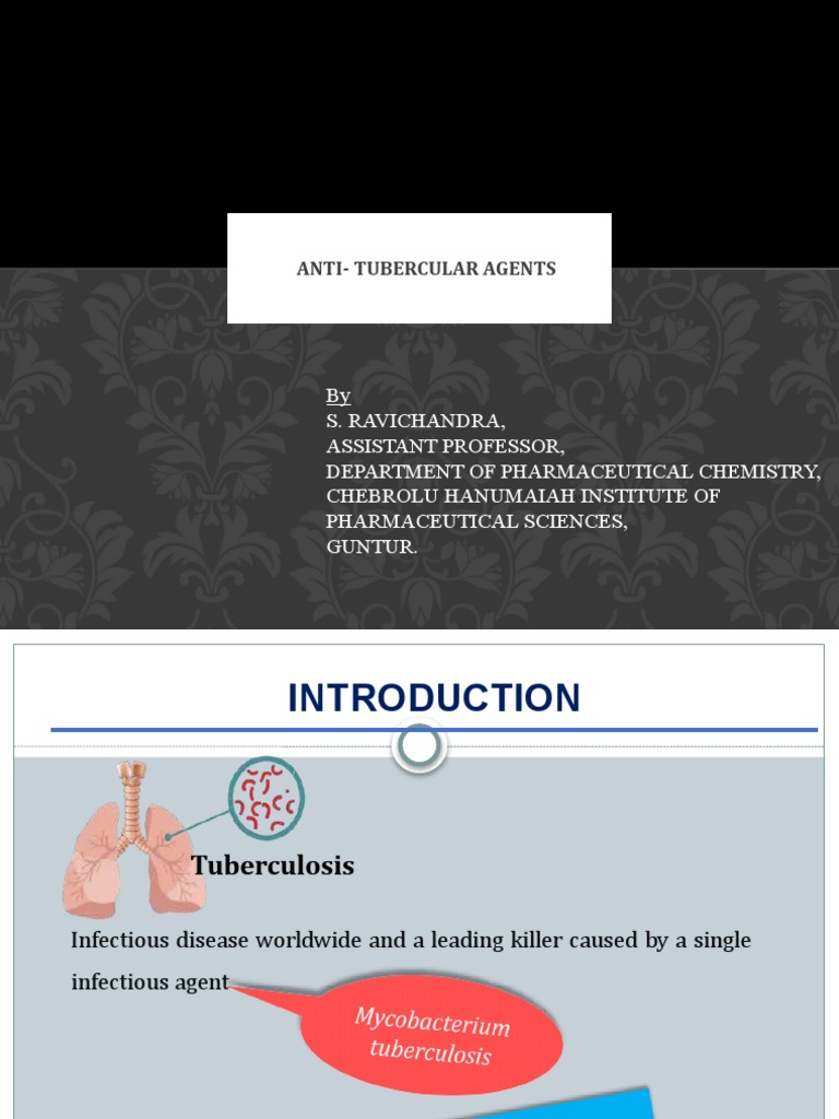 Anti Tb Drugs Pdf Tuberculosis Drugs