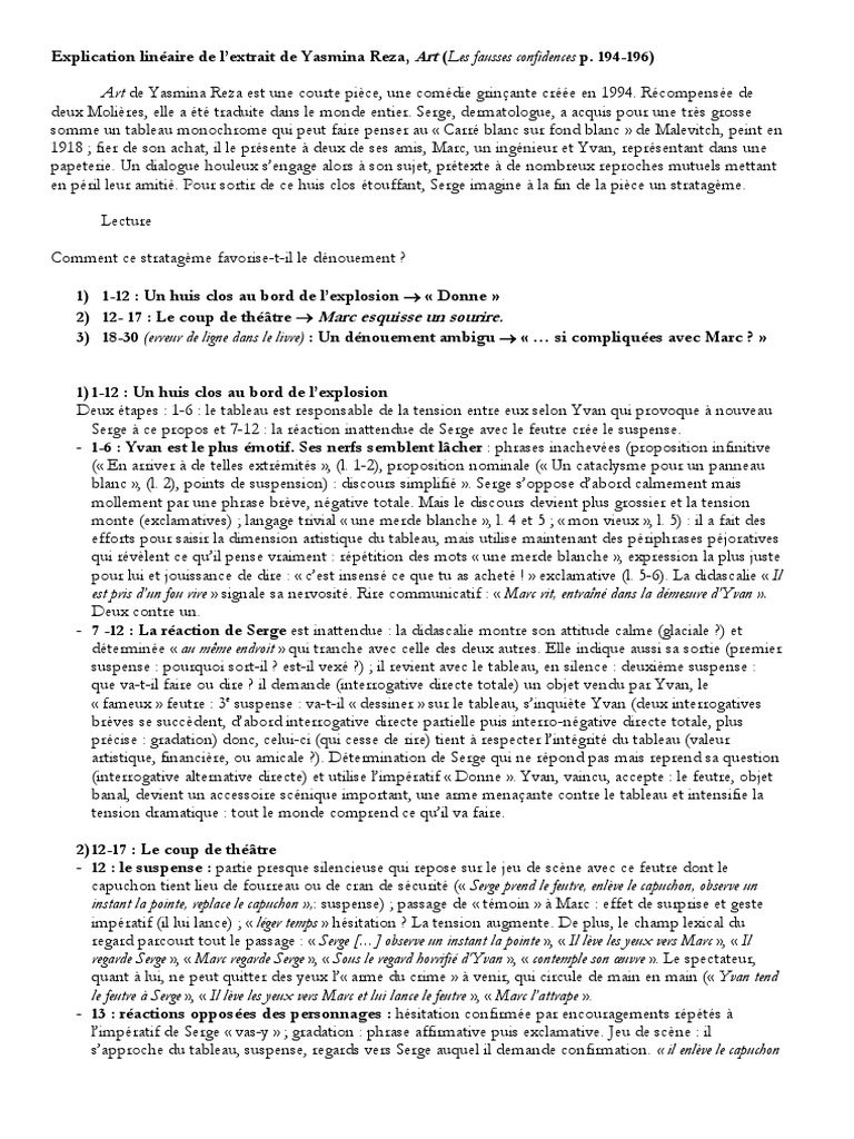 Reza Art Corrigé | PDF | Art | Poésie