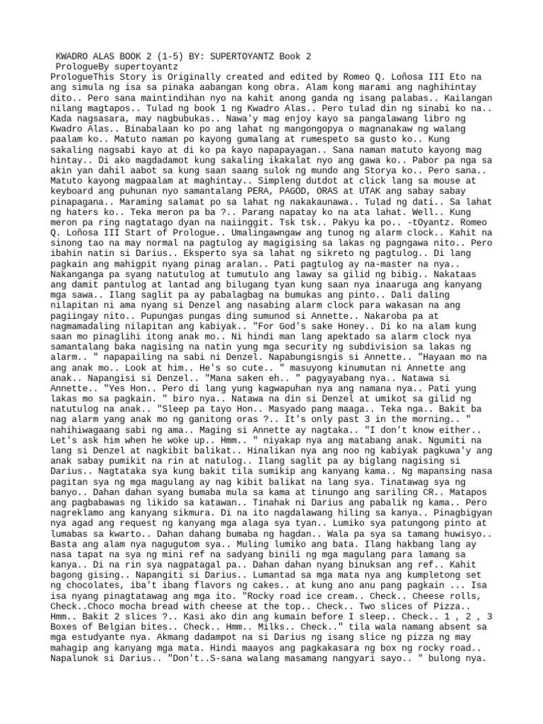 1 Kwadro Alas Book 2 - Tabar and Ekang | PDF 1 Kwadro Alas Book 2 - Tabar and Ekang | PDF